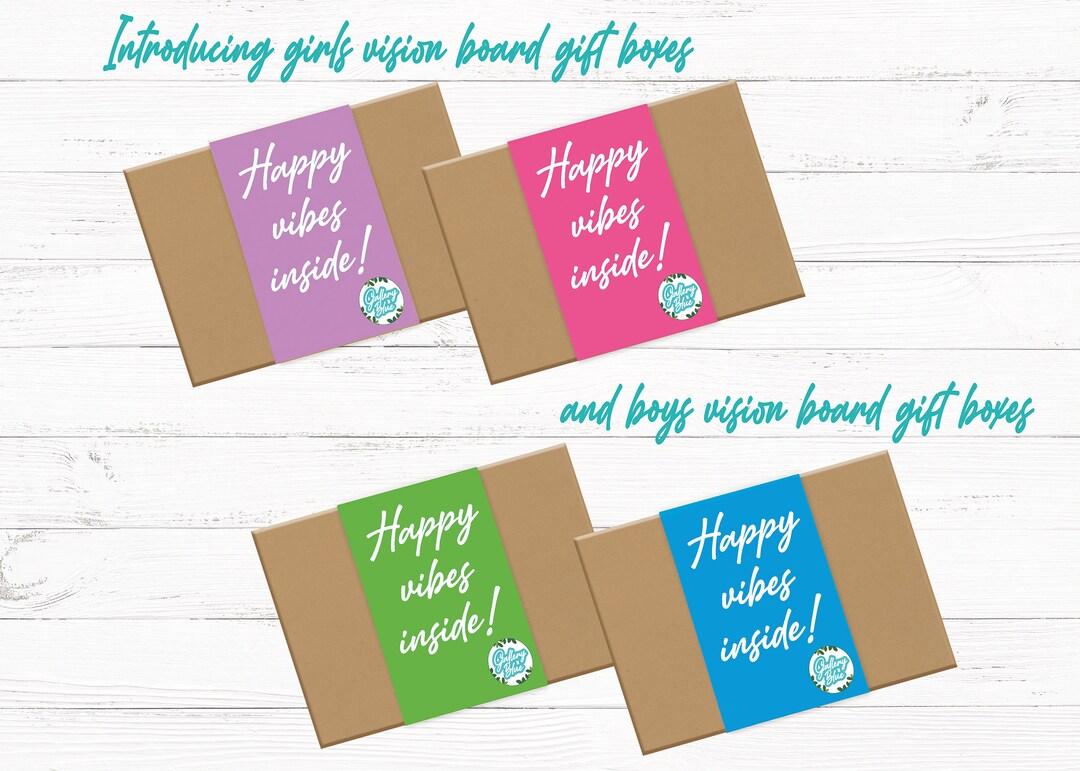 Childrens Vision Board Gift Set - Etsy
