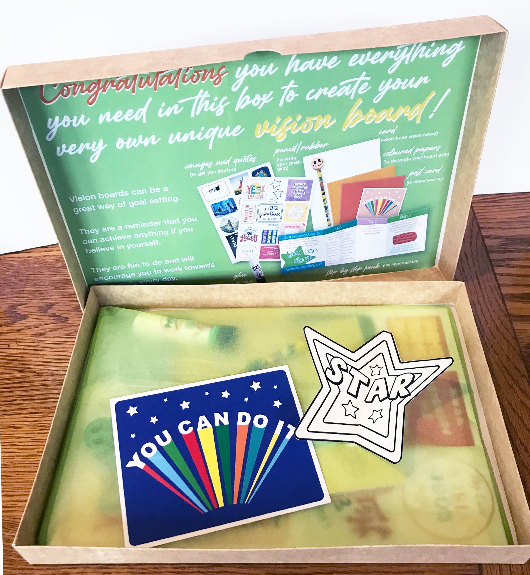 Childrens Vision Board Gift Set - Etsy