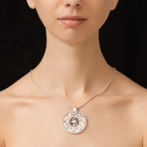 Silver Liv's Sun Symbol From Turaida || Ancient Sun Symbol Pendant ...