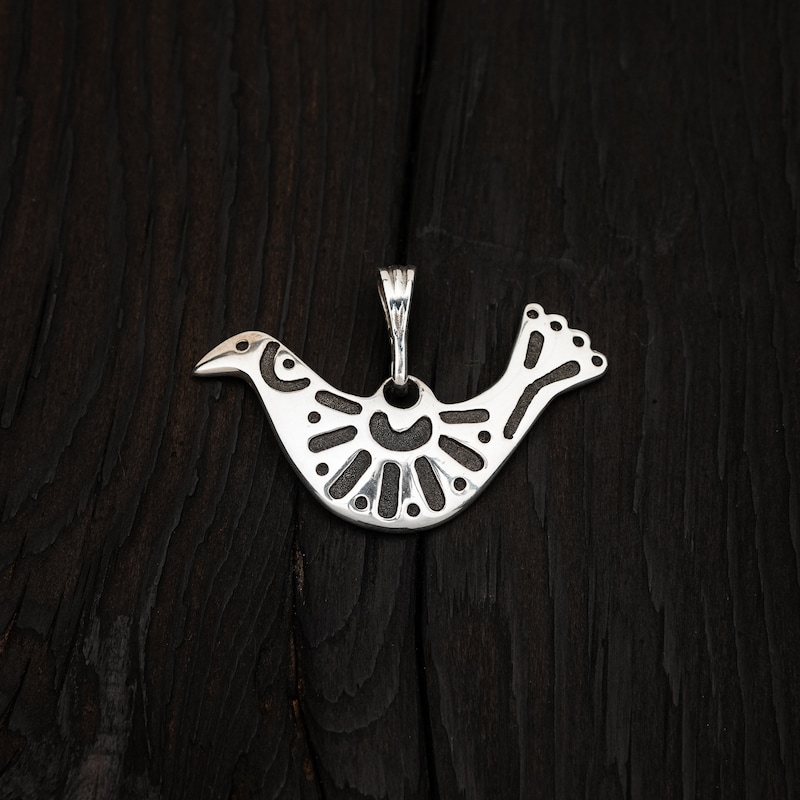 Finnish Bird Pendant - Etsy UK