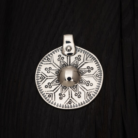 Silver Liv's Sun Symbol From Turaida Ancient Sun Symbol - Etsy