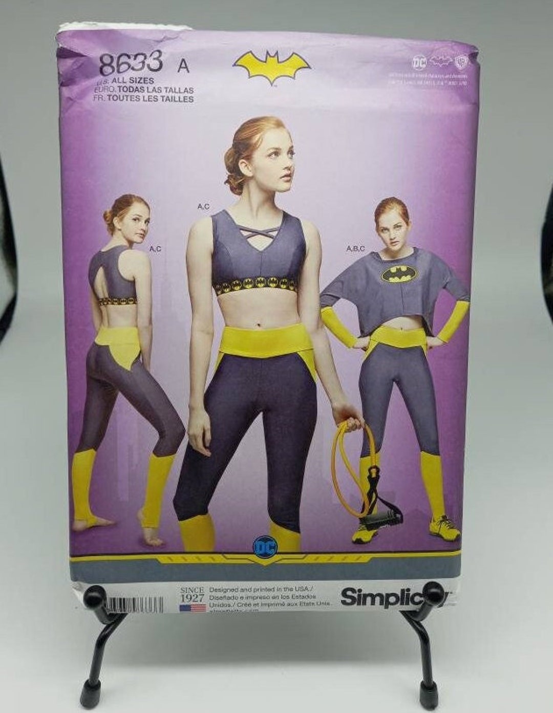 Simplicity Bat Girl 8633 Sewing Pattern All Sizes XS-XL Misses Sports ...