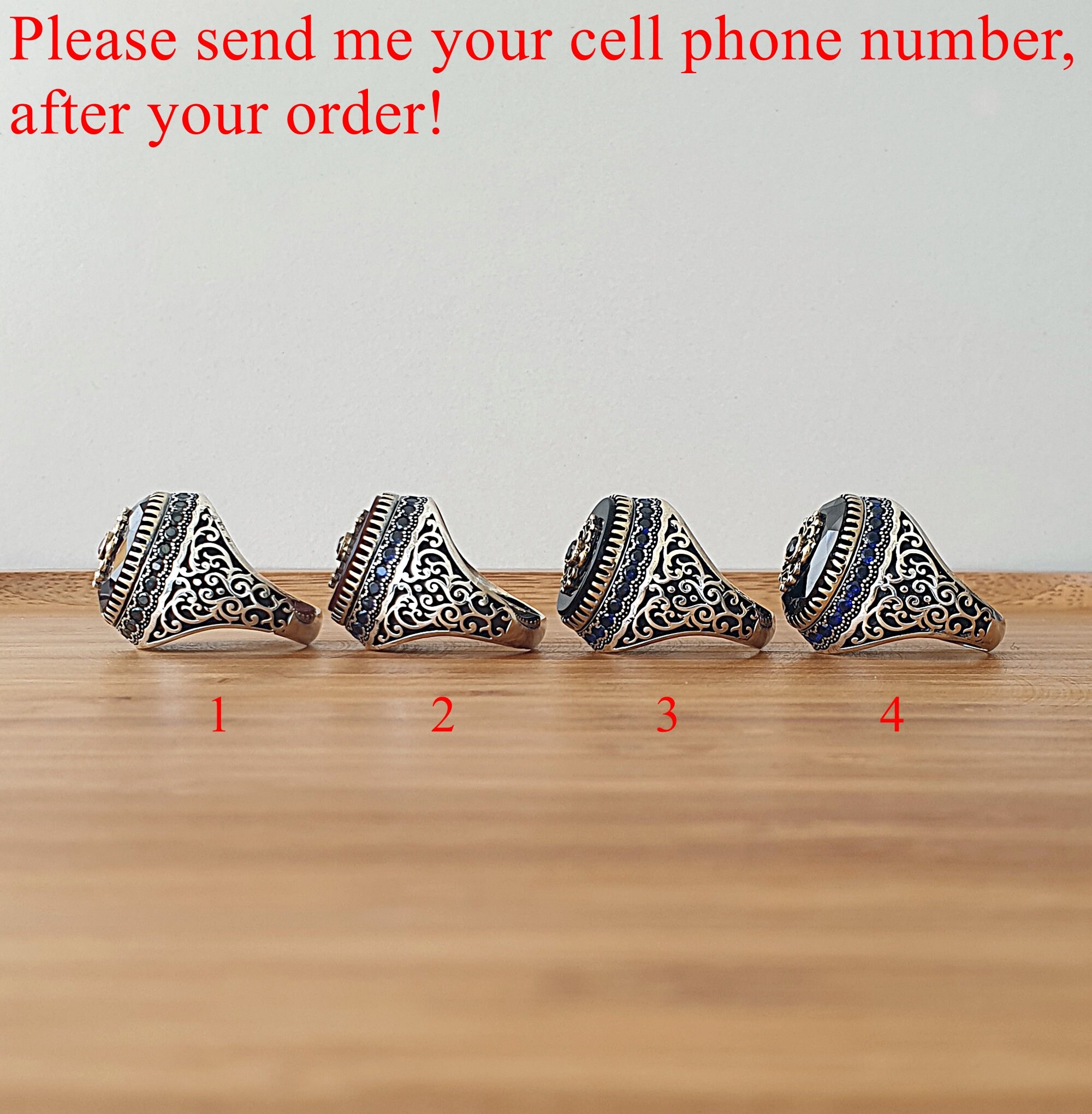 925 Sterling Silver Mens Ring Sterling Silver Man's Ring | Etsy