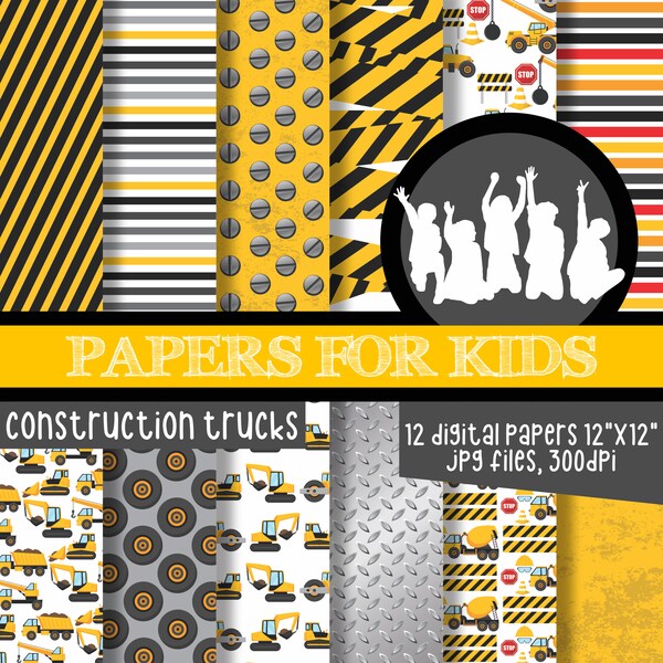 Construction Papers - Etsy