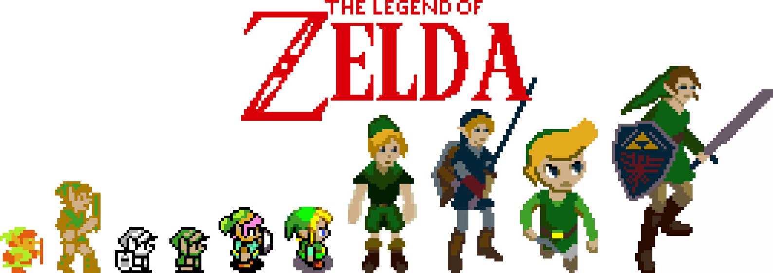 Link Evolution Cross Stitch Pattern - Zelda - Etsy