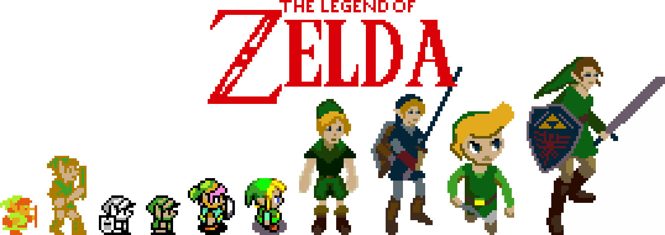 Link Evolution Cross Stitch Pattern - Zelda - Etsy