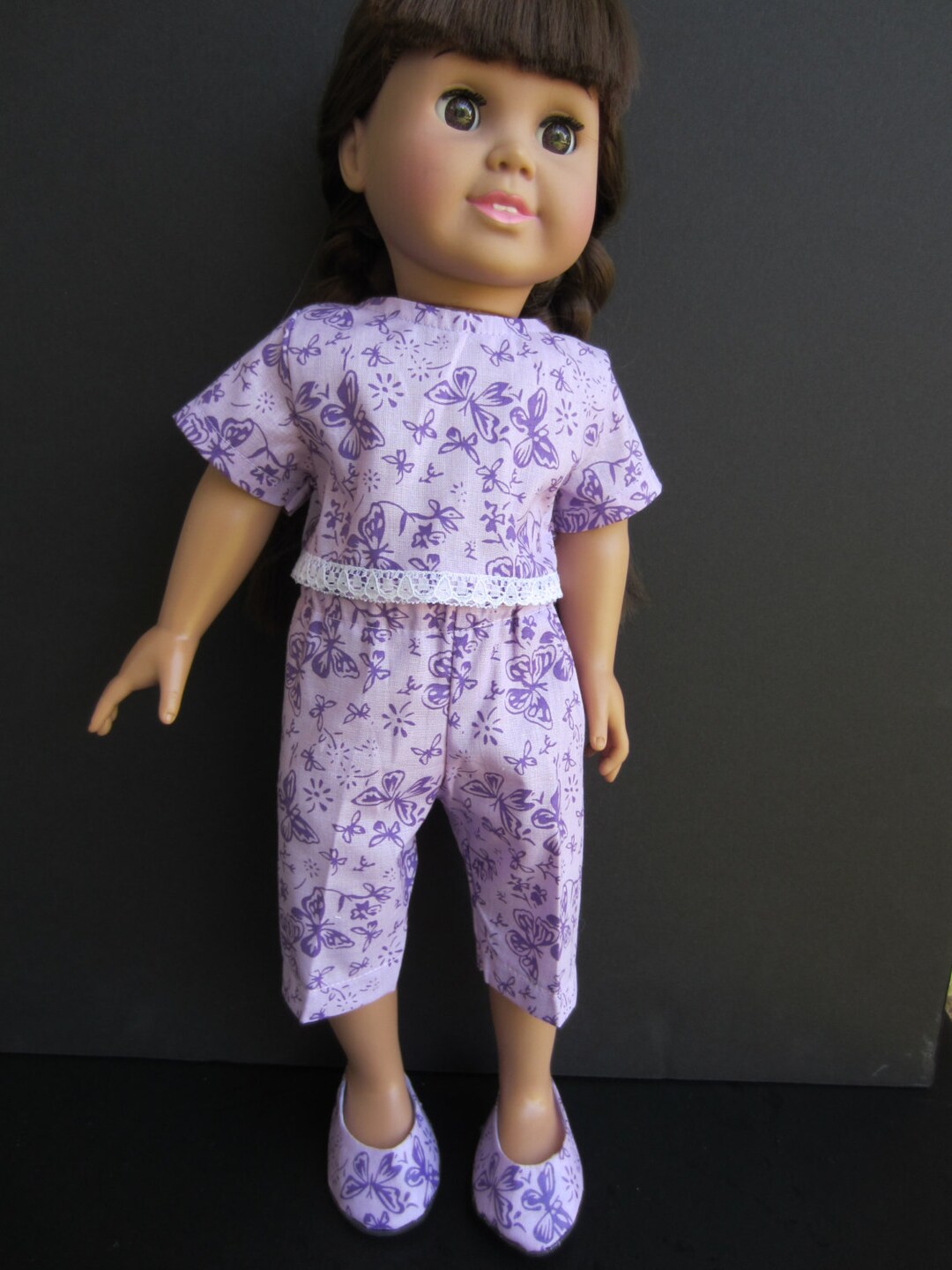 18 Inch Doll Clothes, Doll Blouse, Doll Pants, Doll Shoes, Short Sleeve ...