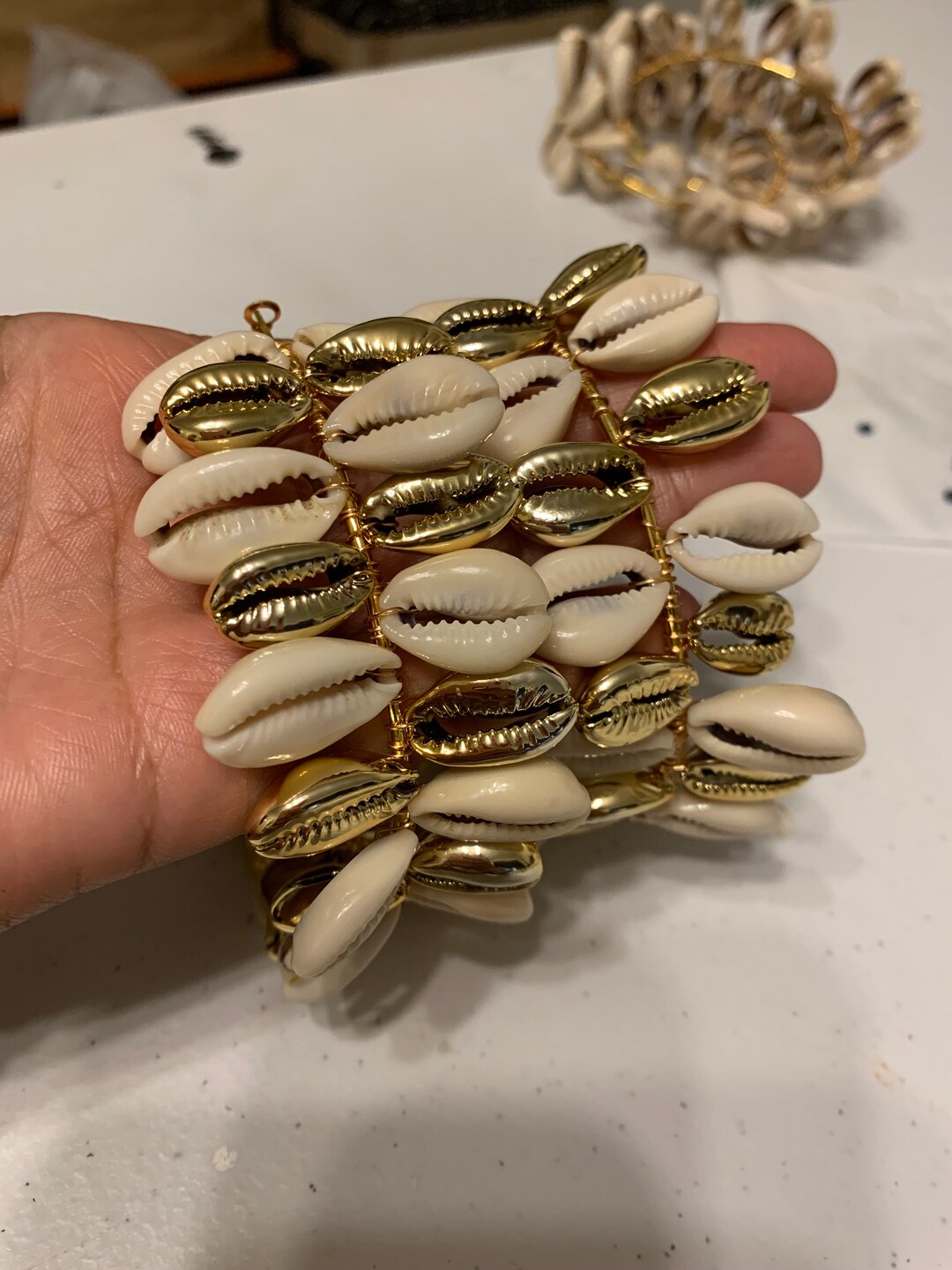 Big Cowrie Shell Hoops, Cowrie Shell Hoops, Cowrie Shell Earrings ...