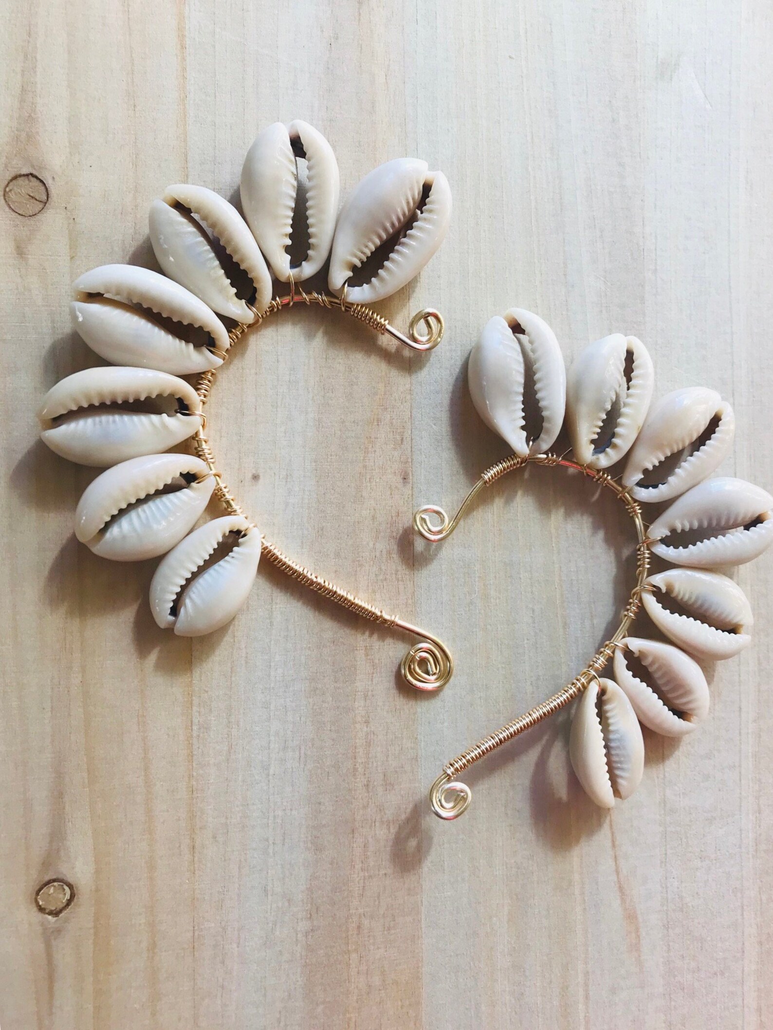 Cowrie Shell Jewelry, Cowrie Shell Earrings, Cowrie Shell Ear Cuffs ...