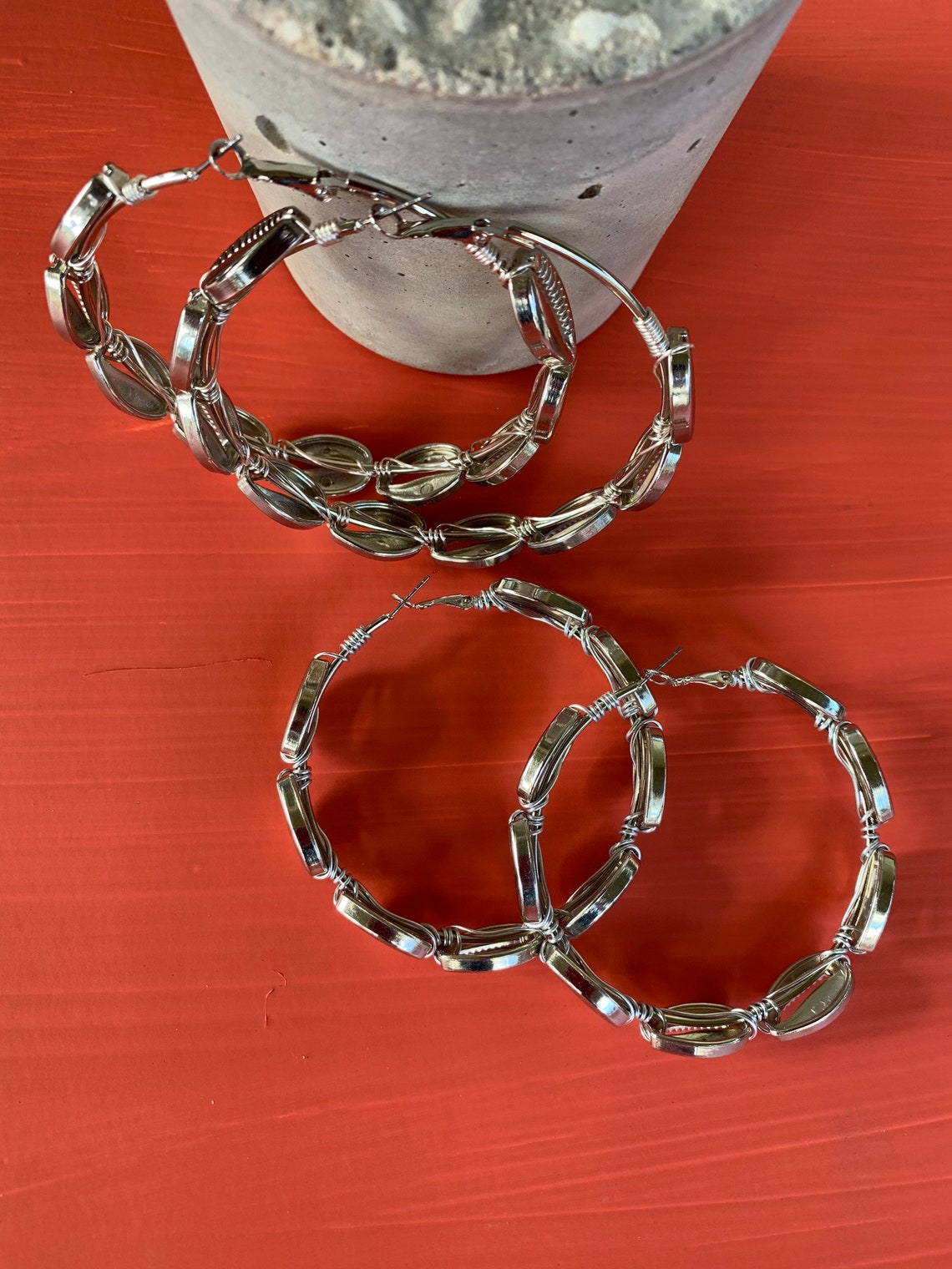 Cowrie Shell Hoops Cowrie Shell Hoops Vacation Shell - Etsy