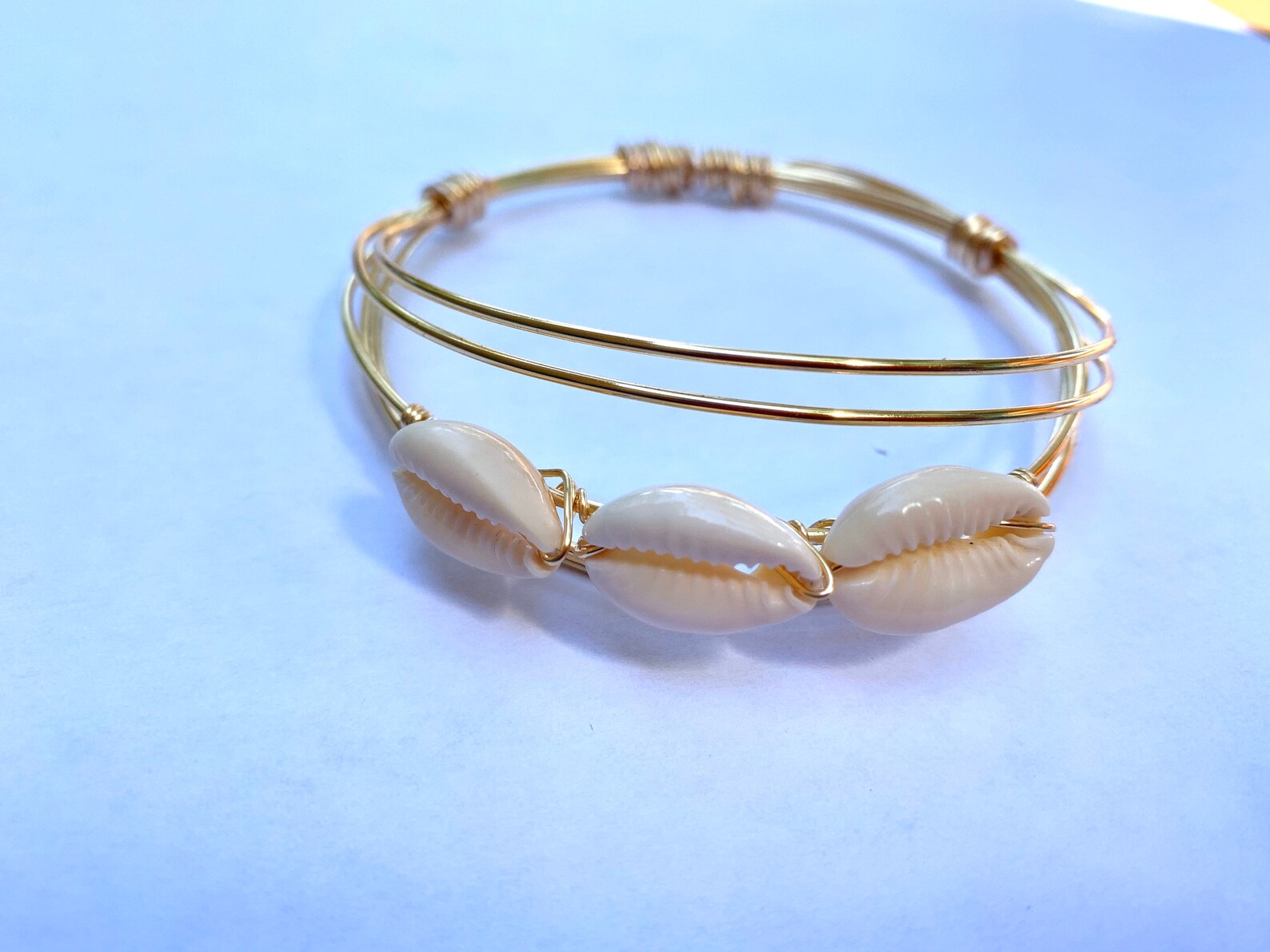 Sea Shell Bracelet Cowrie Shell Bangles Mommy and Me - Etsy