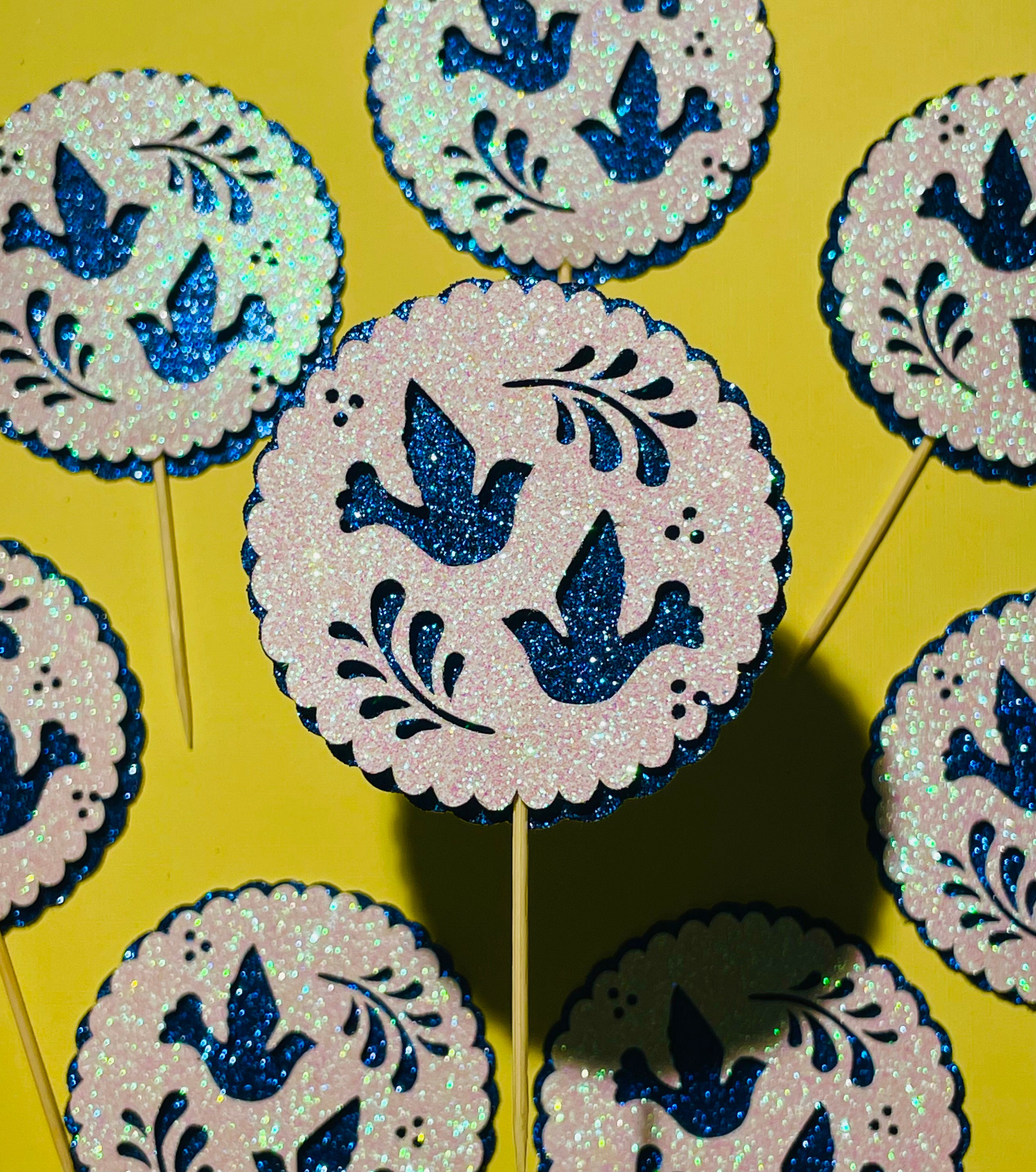 Mexican Talavera Mini Toppers - Etsy