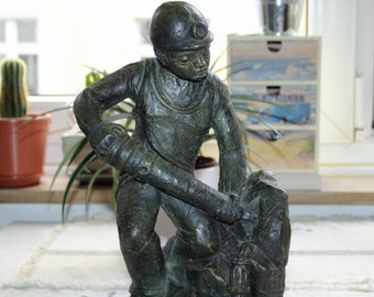 Gold miner figurine | Etsy