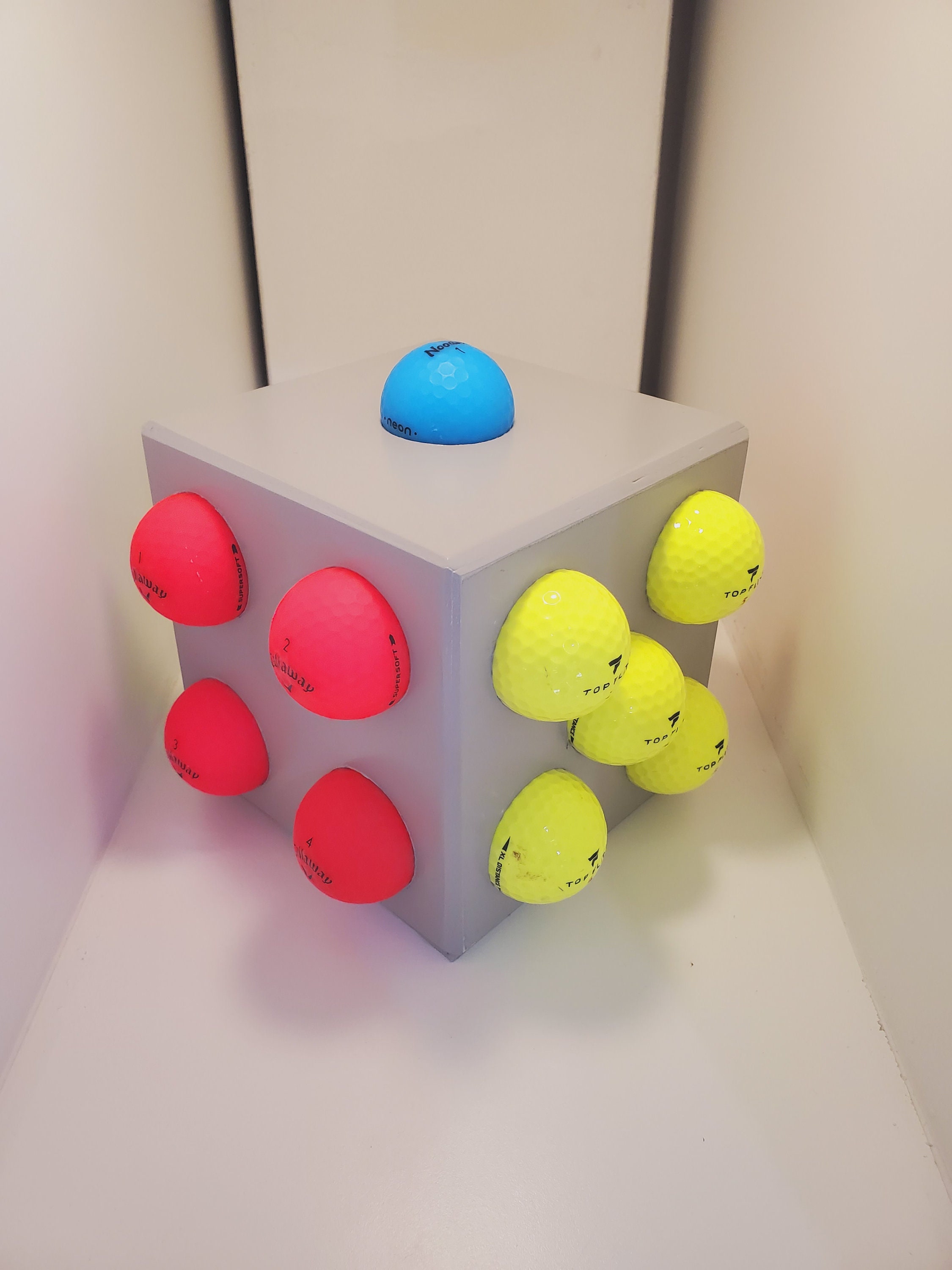 3d Art Golf Cube Dice in Grey Unique 3d Art Golf 3 Decorative Modern ...