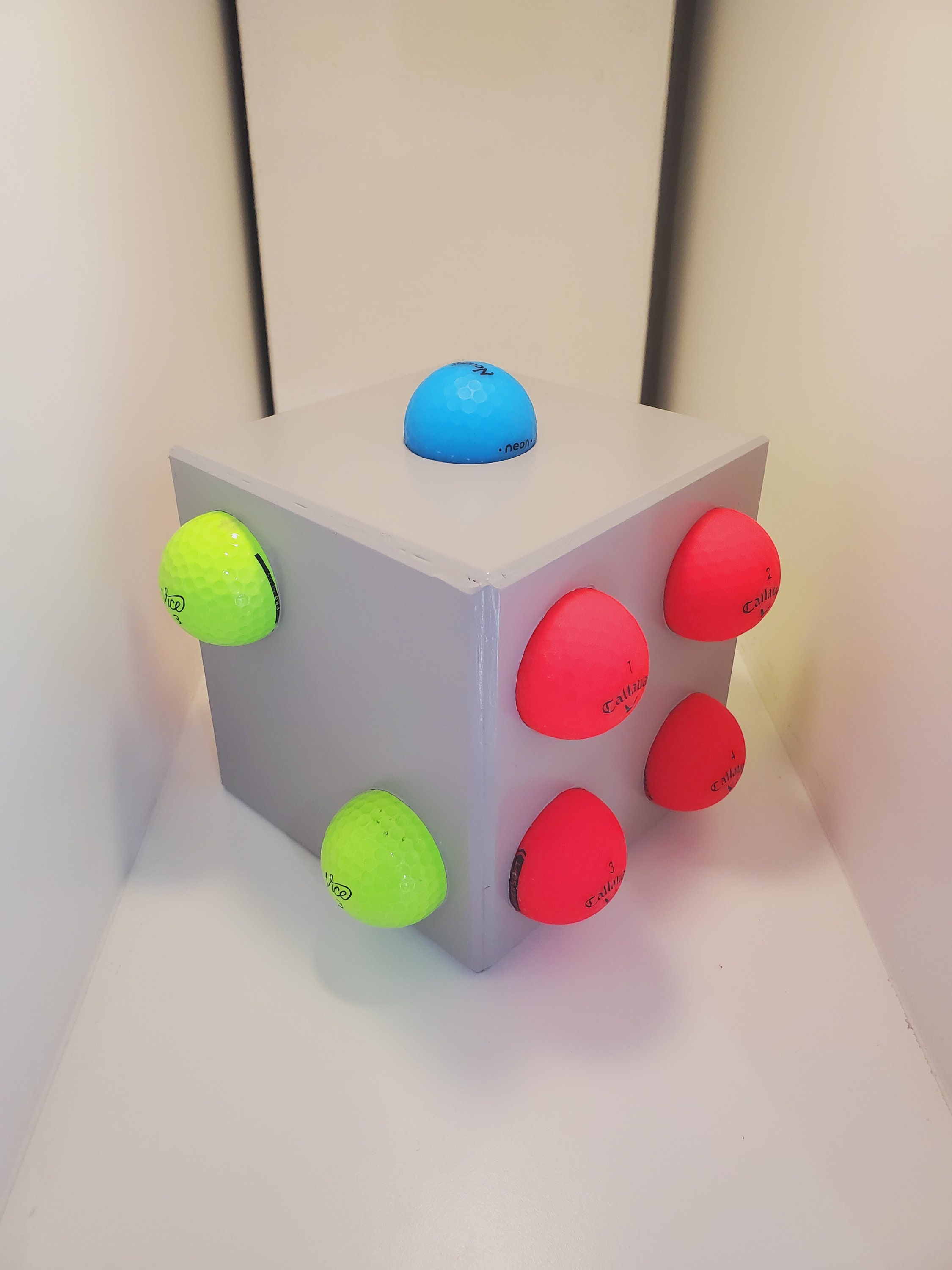 3d Art Golf Cube Dice in Grey Unique 3d Art Golf 3 Decorative Modern ...
