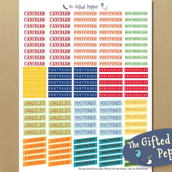 Printable Canceled Stickers - Etsy
