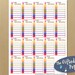 Daily spending stickers Printable. Expense log budget plan