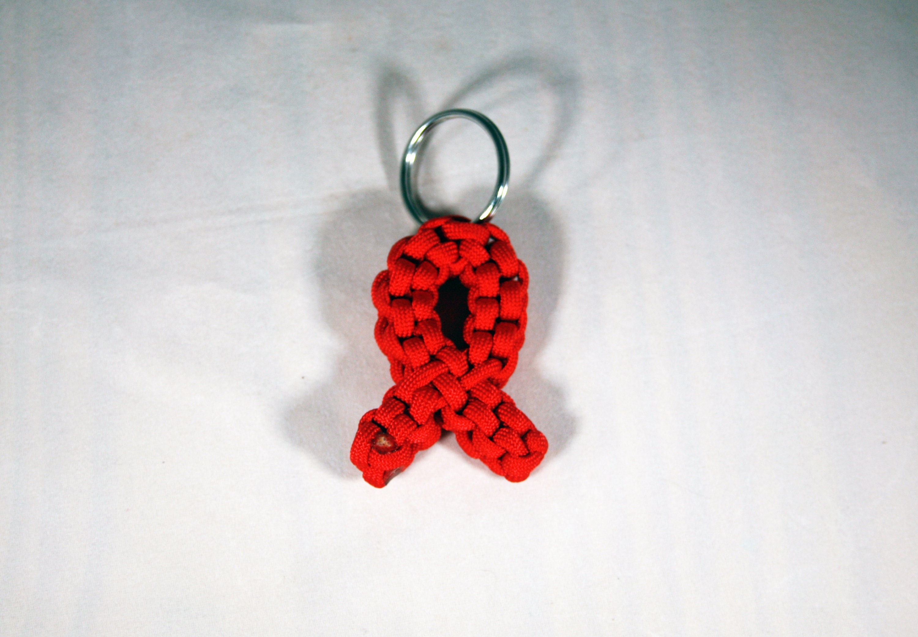 Red Awareness Ribbon Keychain, Heart Disease, aids/hiv, dui Awareness ...