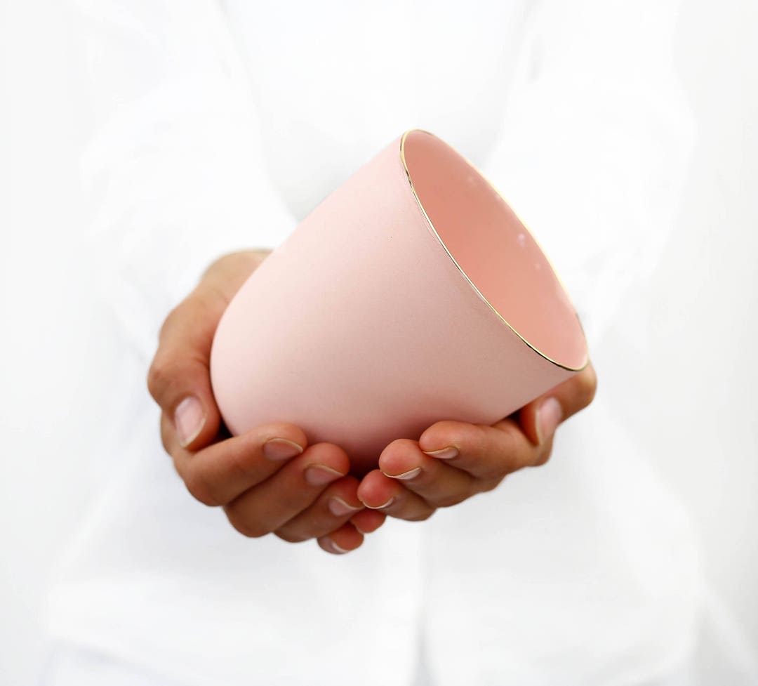 Pink Tumbler,ceramic Coffee Cup,porcelain Cup,ceramic Tumbler,ceramic ...