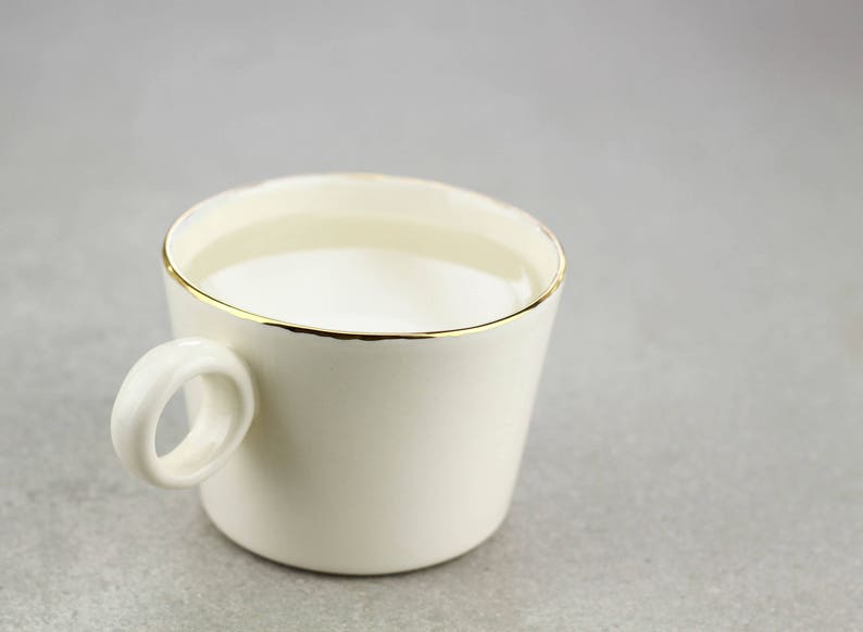 Handmade Ceramic Coffee Mug. Porcelain Tea Cup. Minimalist - Etsy