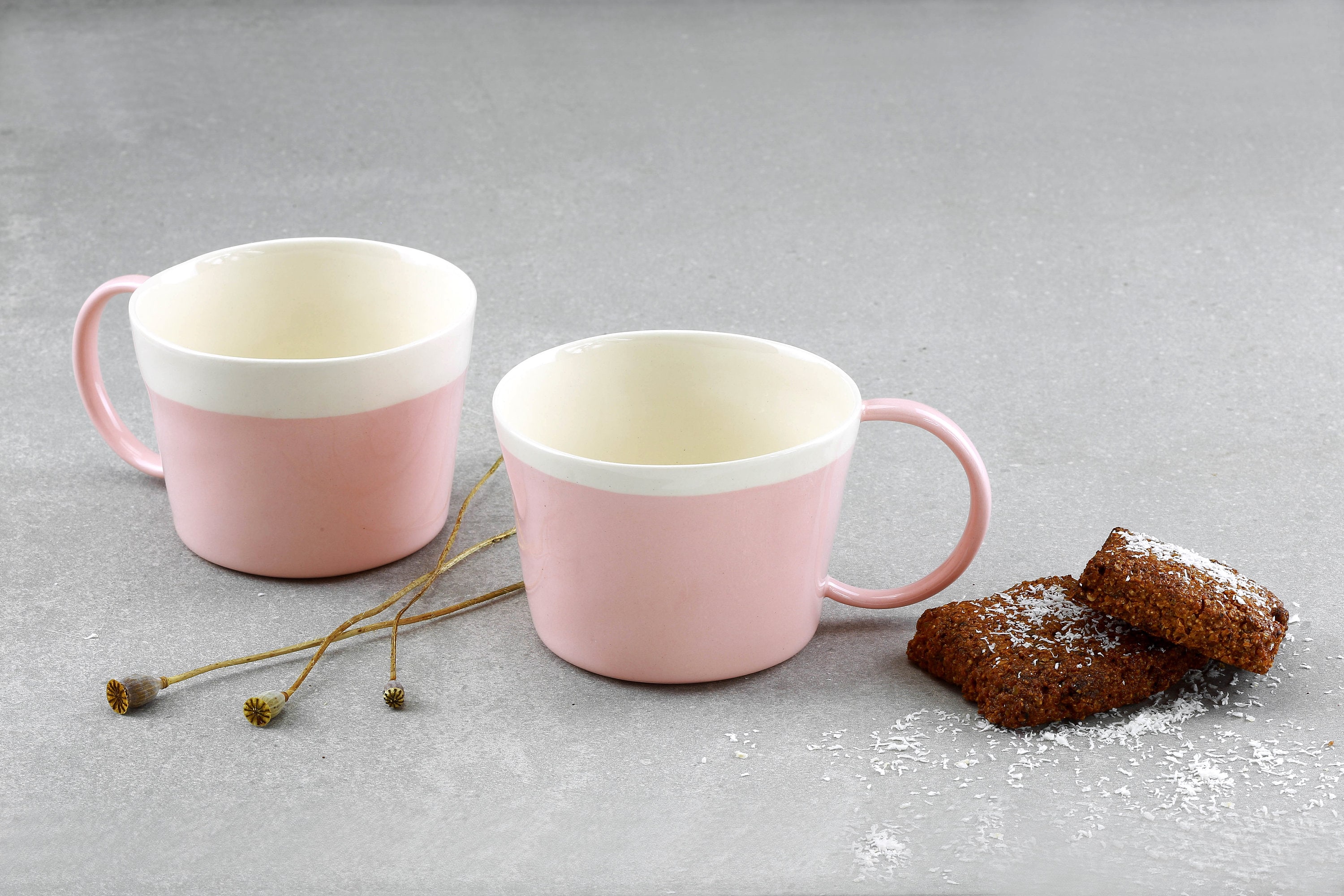 Handmade Pink Mug. Ceramic Coffee Cup. Porcelain Simple Tea | Etsy