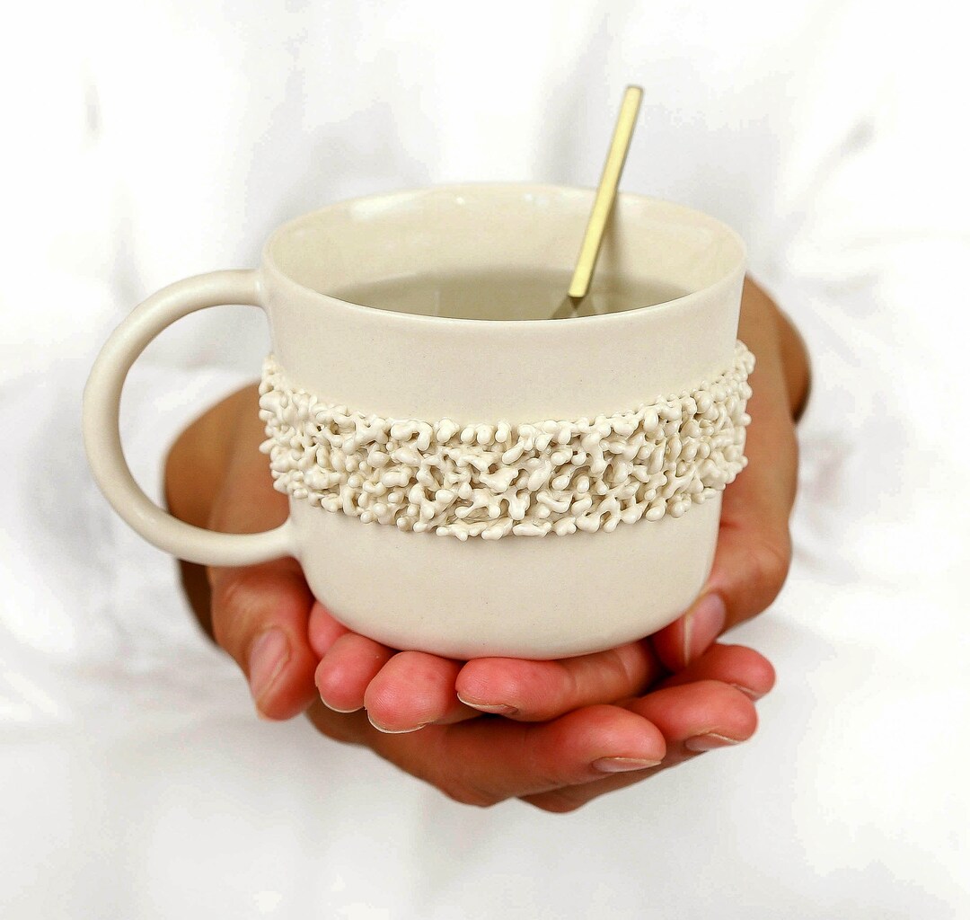 Coffee Simple Mug. Handmade Ceramic Coffee Mug. Porcelain Tea Cup ...