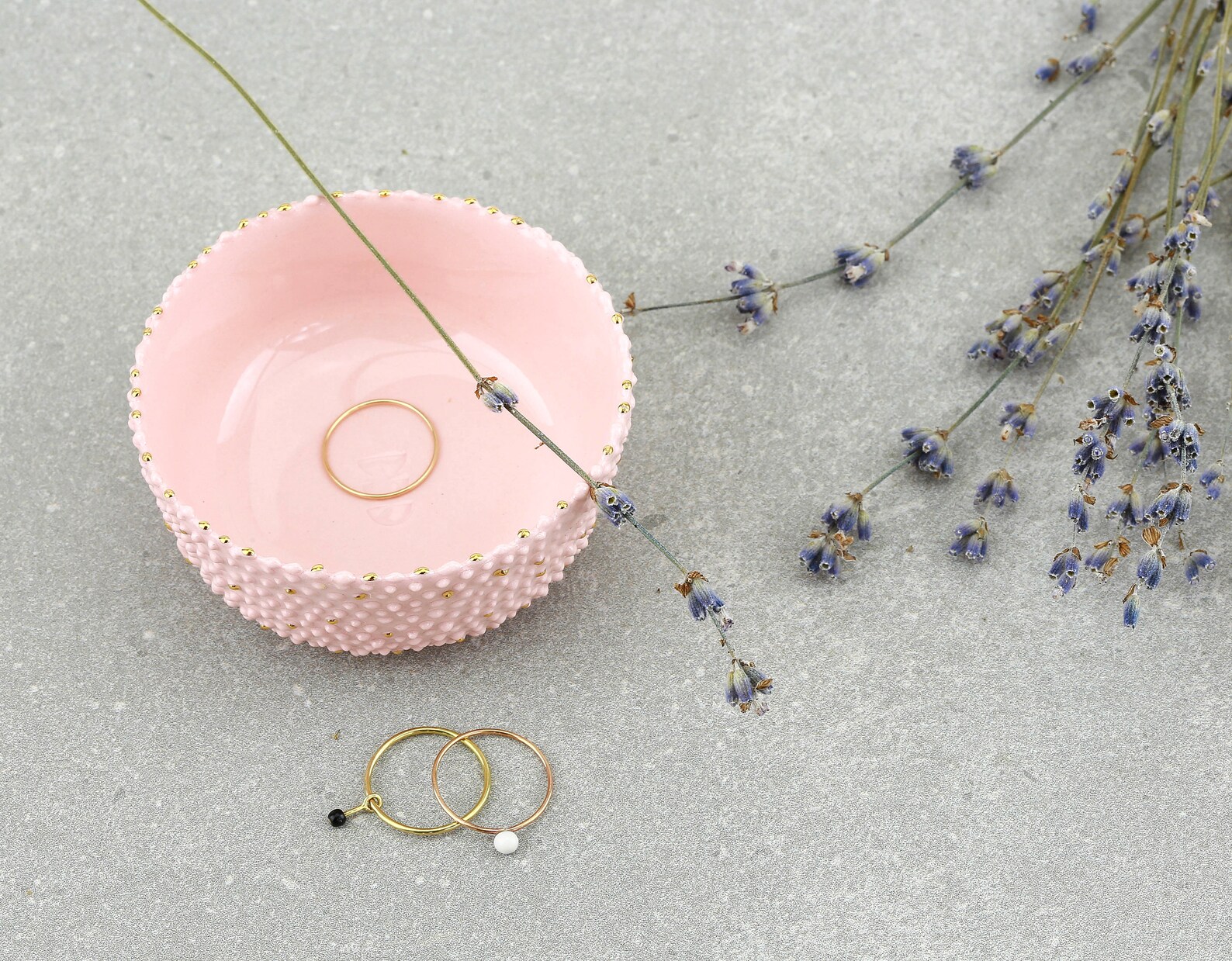 Tiny Pink Porcelain Engagement Ring Dish.handmade Ceramic | Etsy