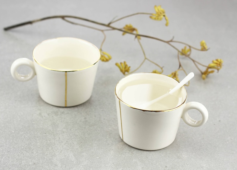 Handmade Ceramic Coffee Mug. Porcelain Tea Cup. Minimalist - Etsy