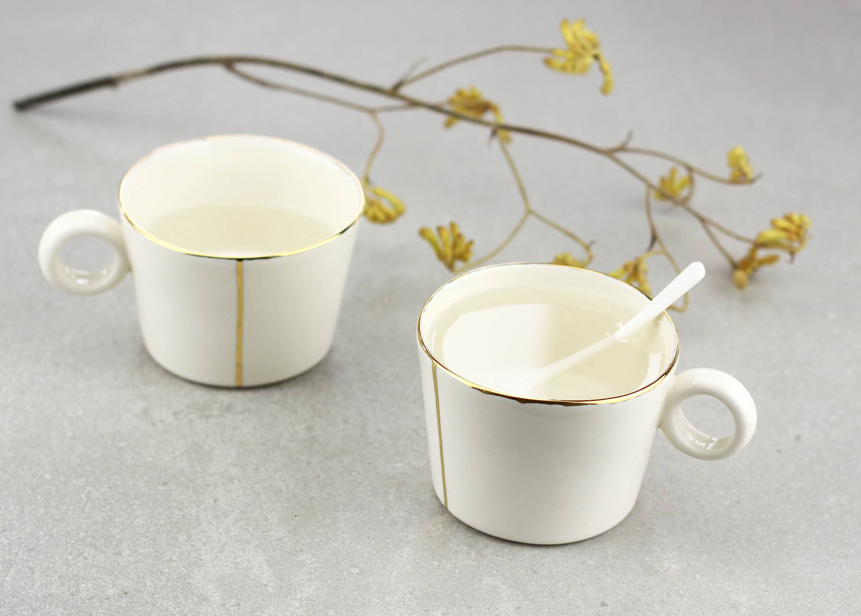 Handmade Ceramic Coffee Mug. Porcelain Tea Cup. Minimalist | Etsy