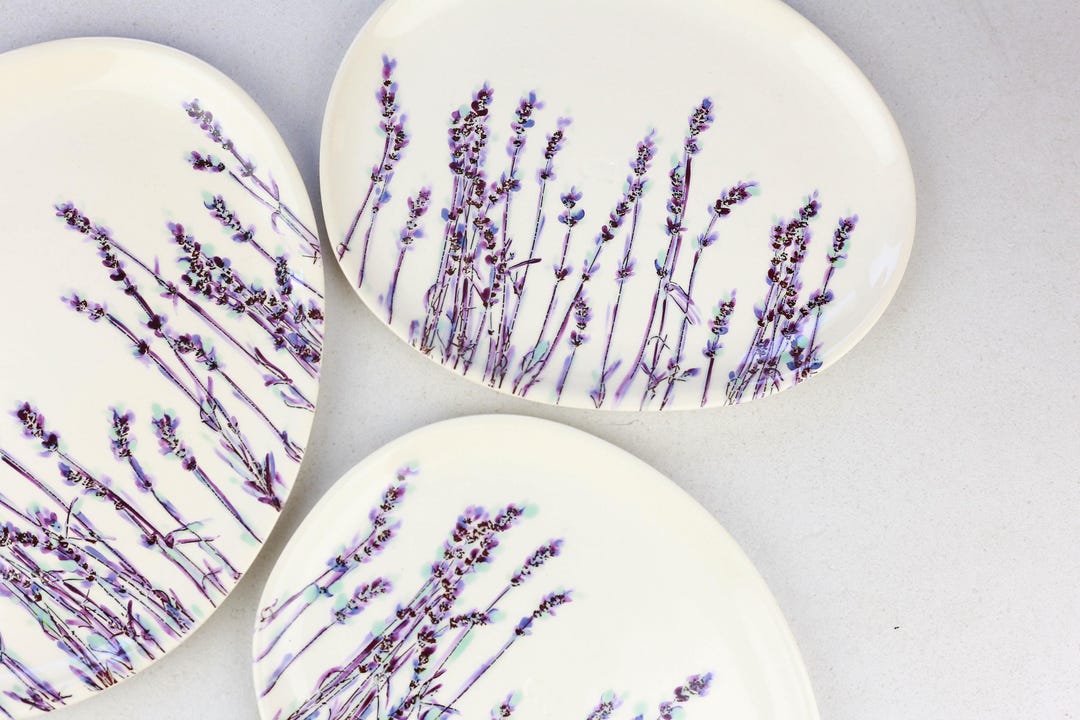 Handmade Ceramic Plate. Porcelain Serving Plate. Ceramic Dinner Plate ...