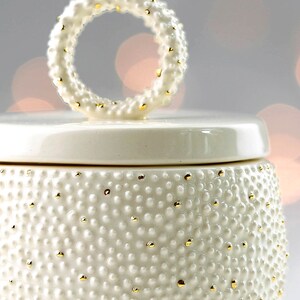 Handmade Ceramic Sugar Basin. Porcelain Dainty Sugar Bowl. Modern Jar ...