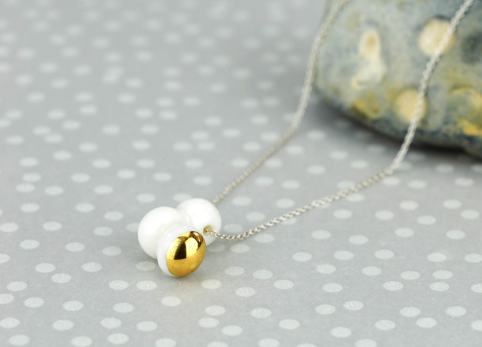 Minimalist Delicate Porcelain Jewelry.contemporary Ceramic | Etsy