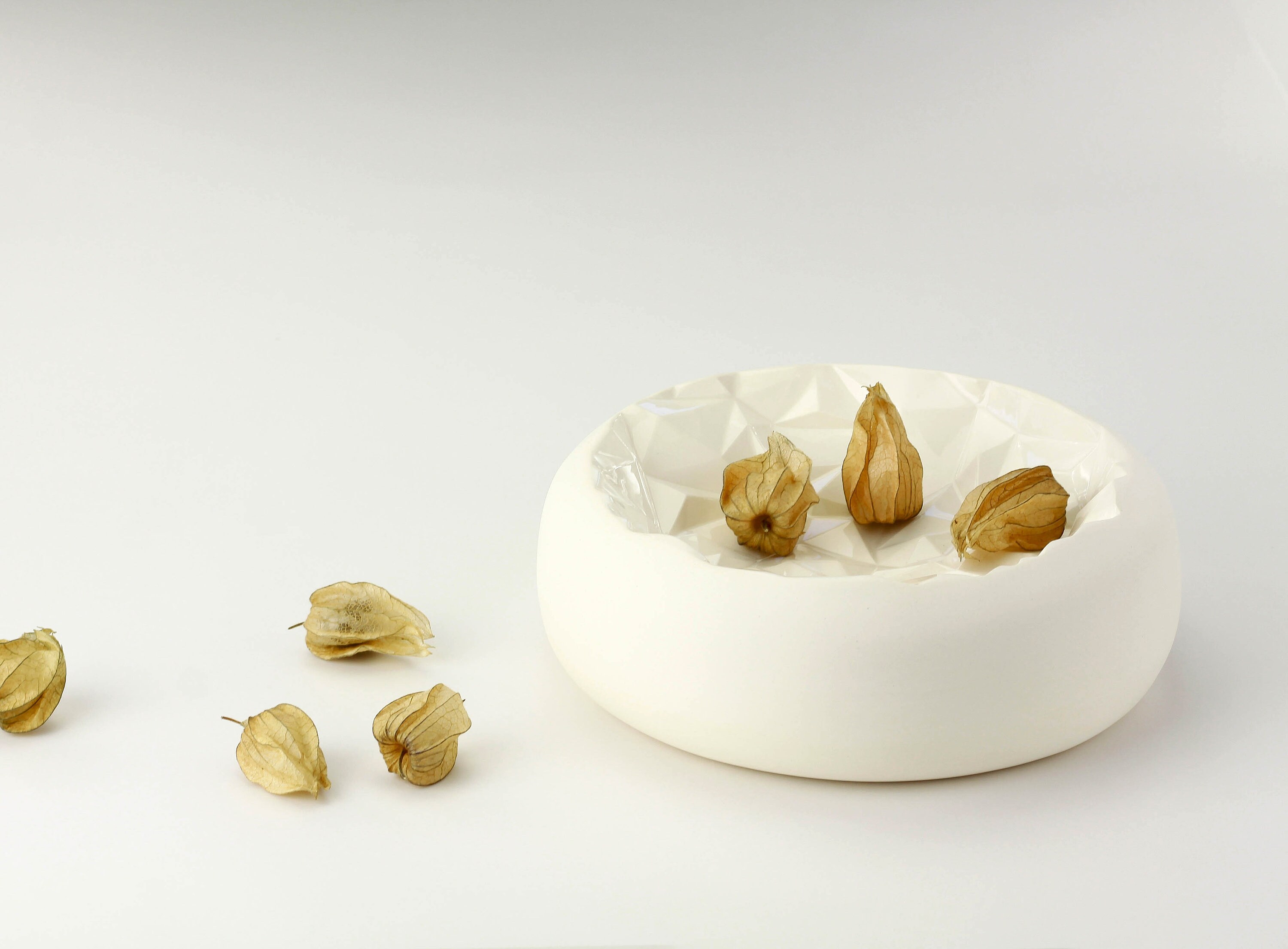 Origami Ceramic Bowl. Minimalist Porcelain Bowl. Simple - Etsy