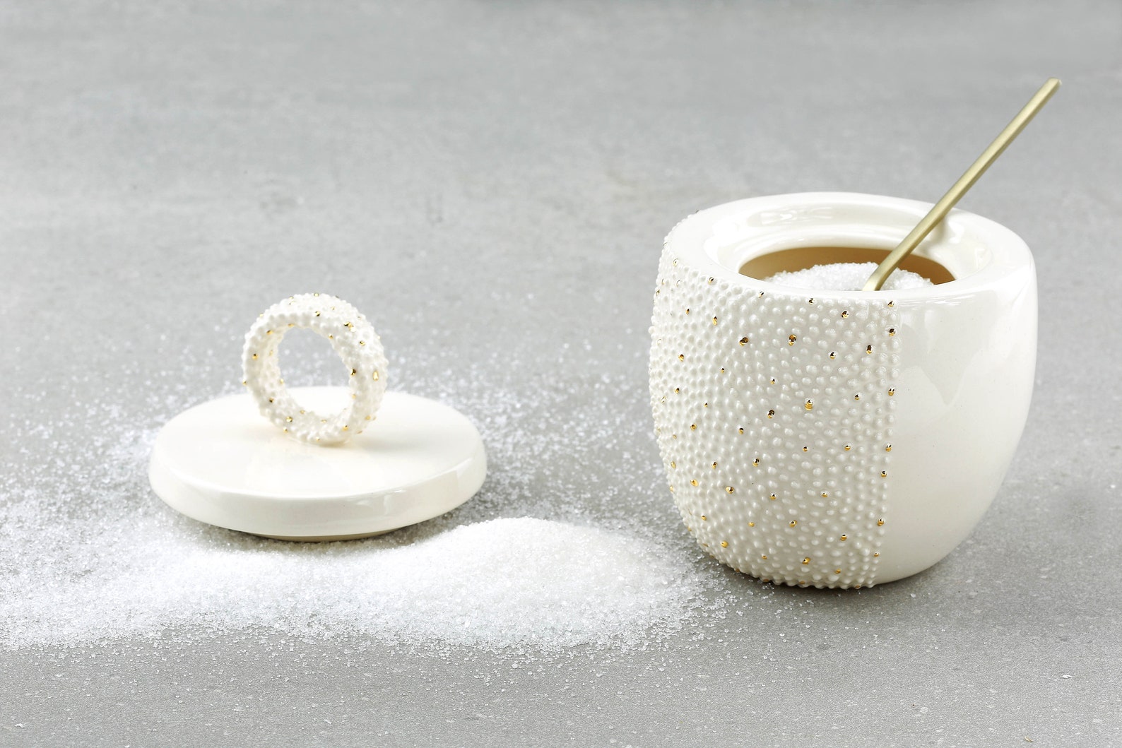 Handmade Ceramic Sugar Basin. Porcelain Dainty Sugar Bowl. | Etsy