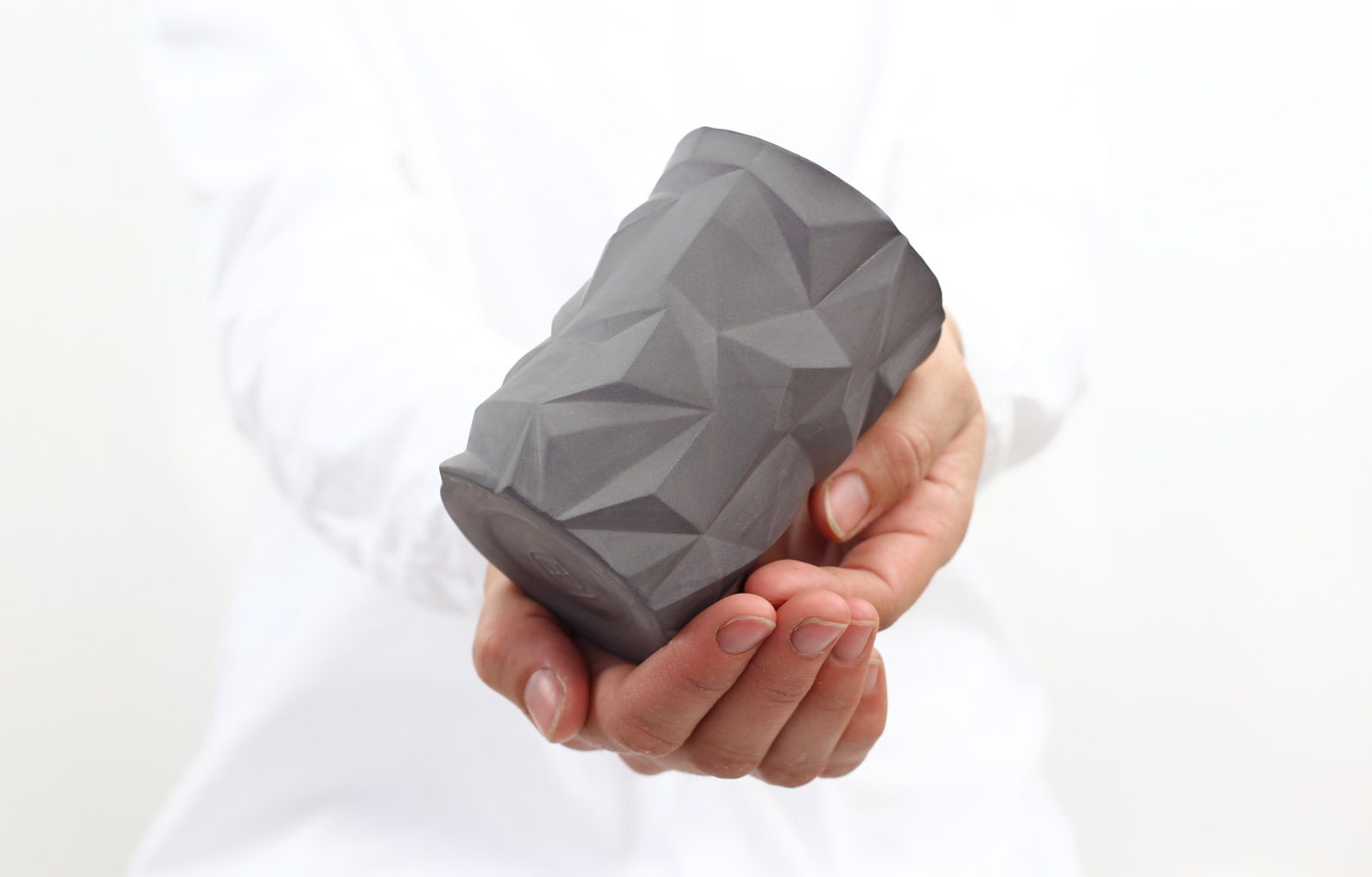 Handmade Mug. Gray Porcelain Geometric Minimalist Mug. Pencil | Etsy