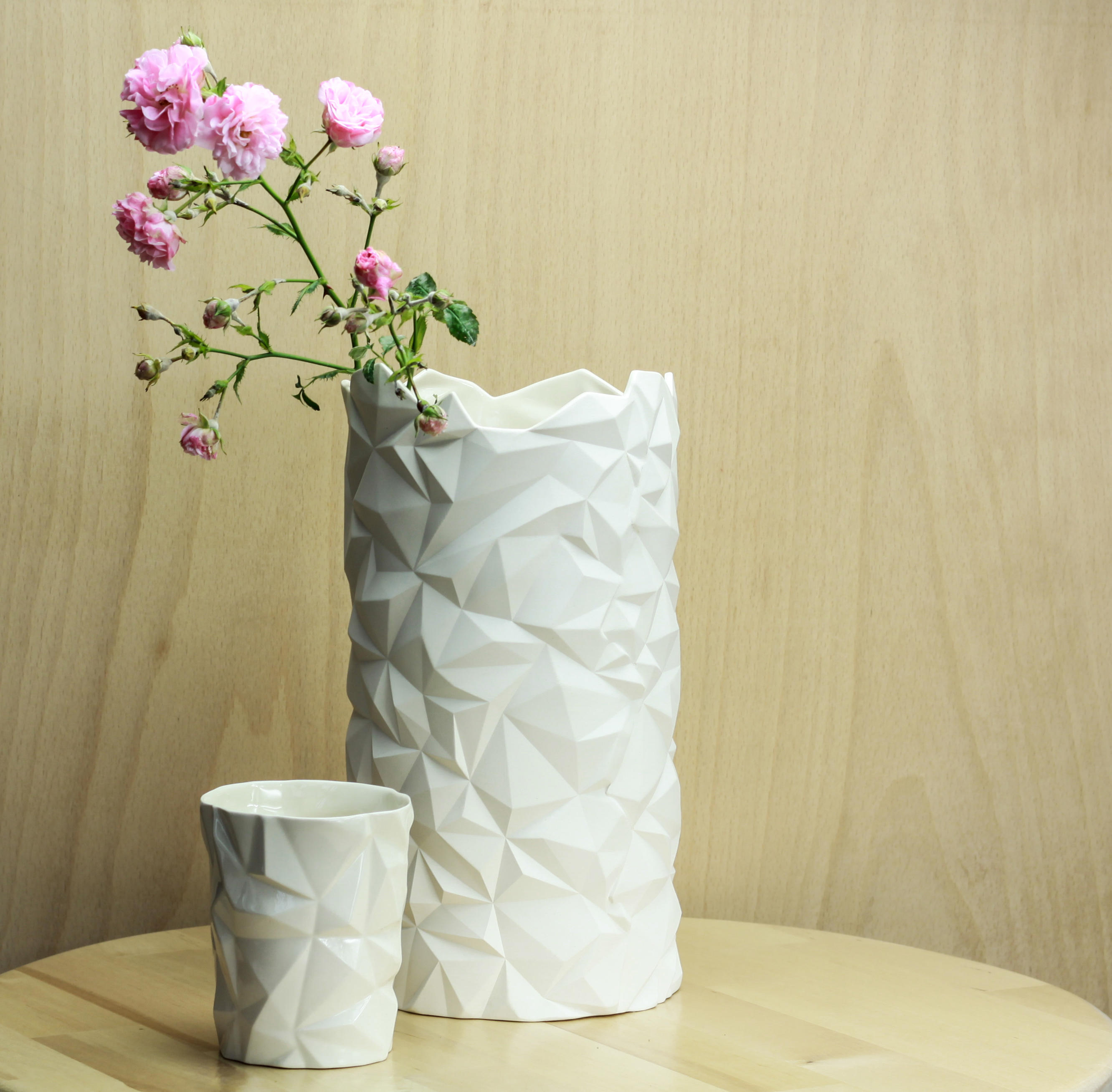 Origami Ceramic Mug. Minimalist Porcelain Mug.Triangle Minimal | Etsy