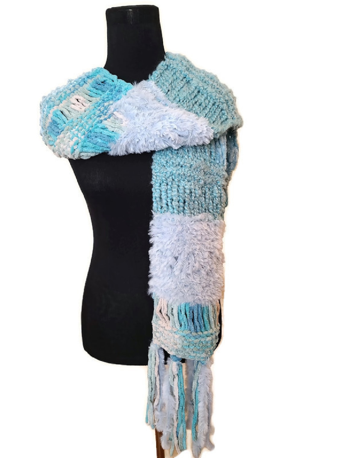 Blue Scarf Winter Scarf Colorful Scarf Long Scarf Soft | Etsy