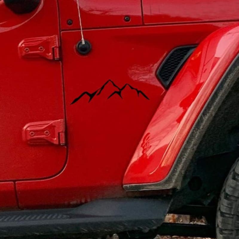 Jeep Decal Mountain - Etsy