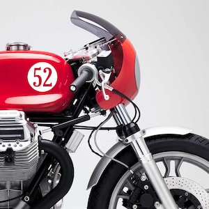 Vintage Cafe Racer Custom Made Tank Numbers Motorcycle Stickers Rat ...