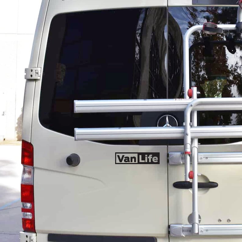 Van Life Logo Sticker, Camper, RV, Conversion Van, Life on the Road ...