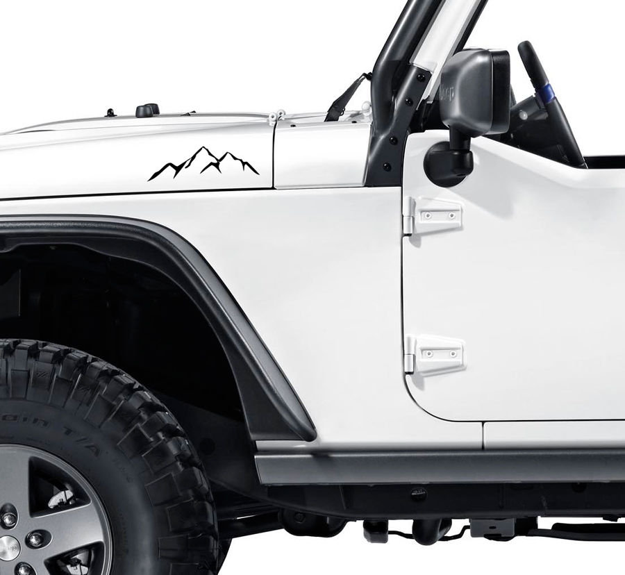 Pair 2x Mountain Edition Logo Emblem Expedition Decal | Etsy