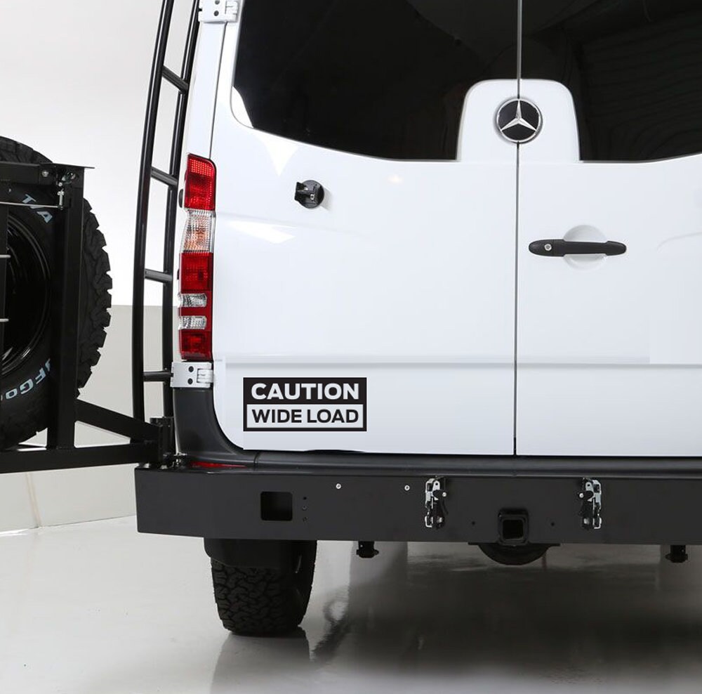 Caution Wide Load Trucks and Trailers Decals Stickers for All - Etsy