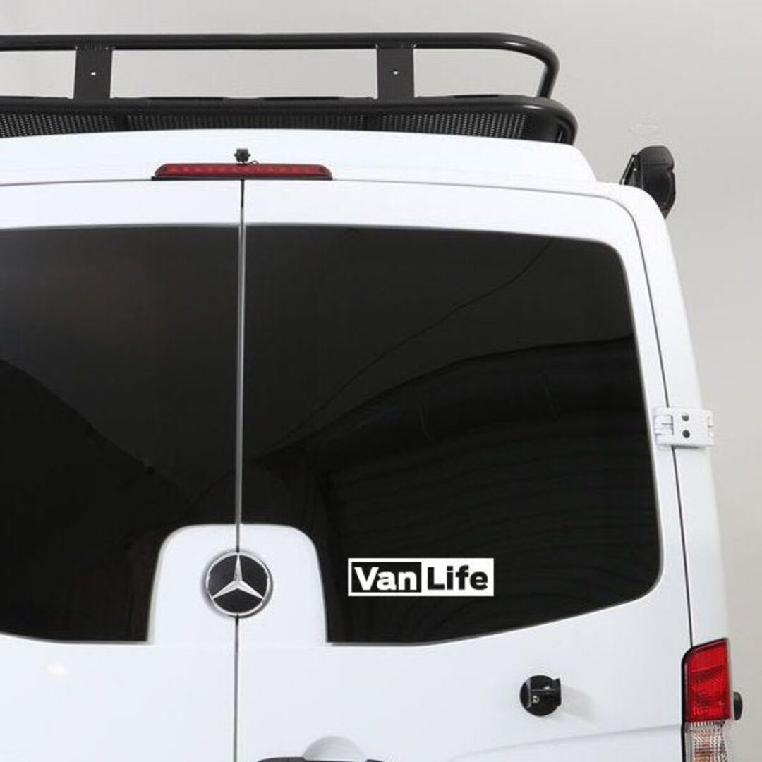 Van Life Logo Sticker, Camper, RV, Conversion Van, Life on the Road ...