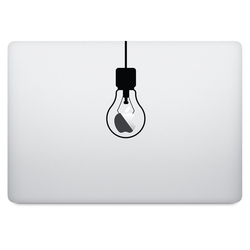 8 Macbook Lightbulb Emblem Apple Logo Light Decal - Etsy