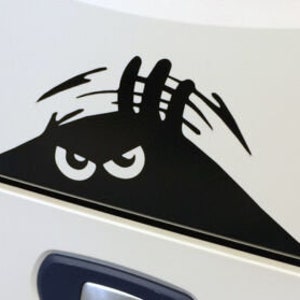 Funny Peeking Monster Scary Eyes Car Trucks Trunk Windows Bumper ...