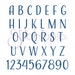 Caleb Embroidery Font Set .5 1 1.5 2 2.5 3 | Etsy