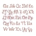 Harper Embroidery Font Set - 1" 2" 3" - Happy Day Embroidery Font ...