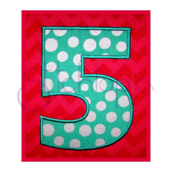 Space Applique Numbers Set 2 3 4 5 6 7 11 Formats - Etsy