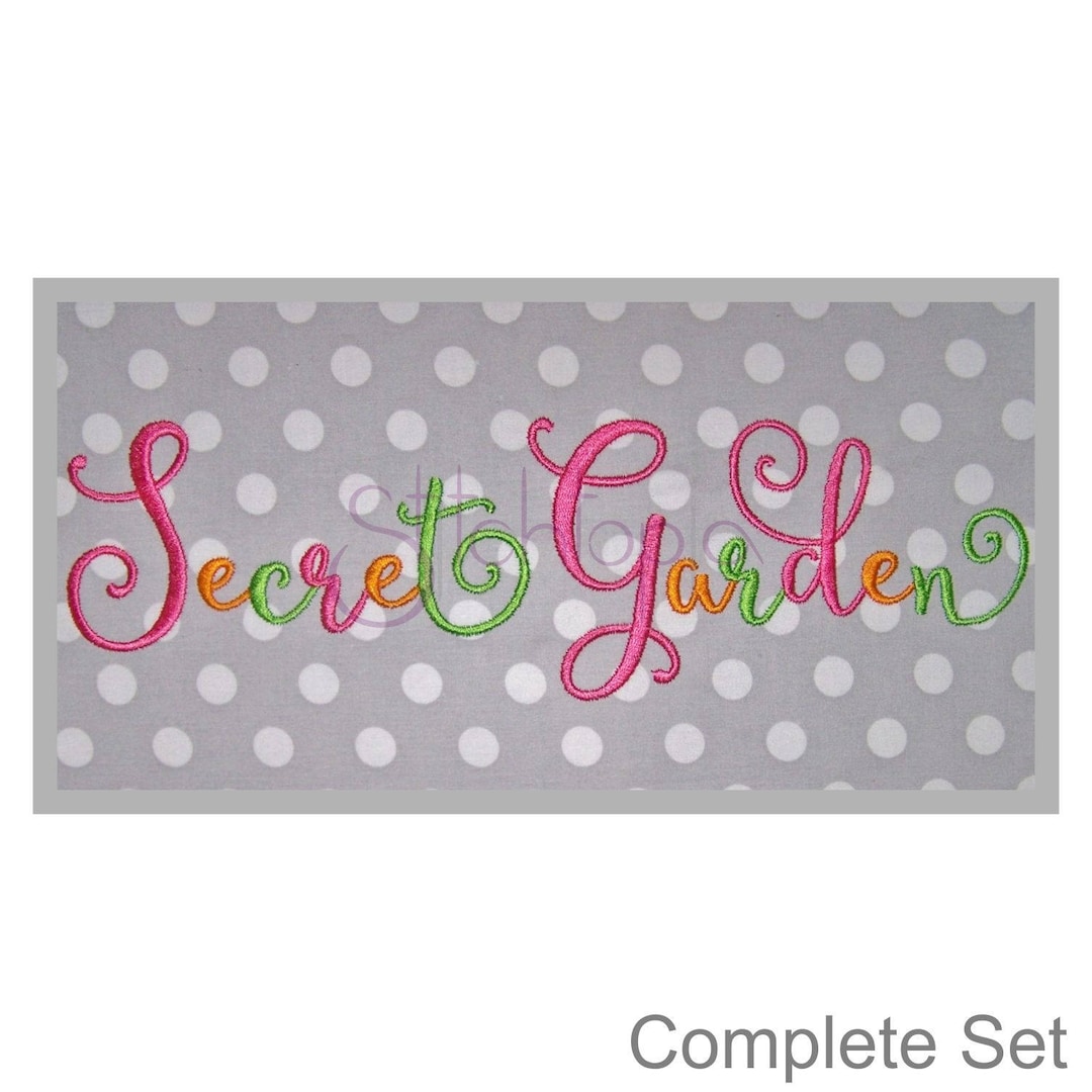 Secret Garden 1-3 Complete Set Bundle - 1″ 1.5″ 2″ 2.5″ 3″ Machine ...
