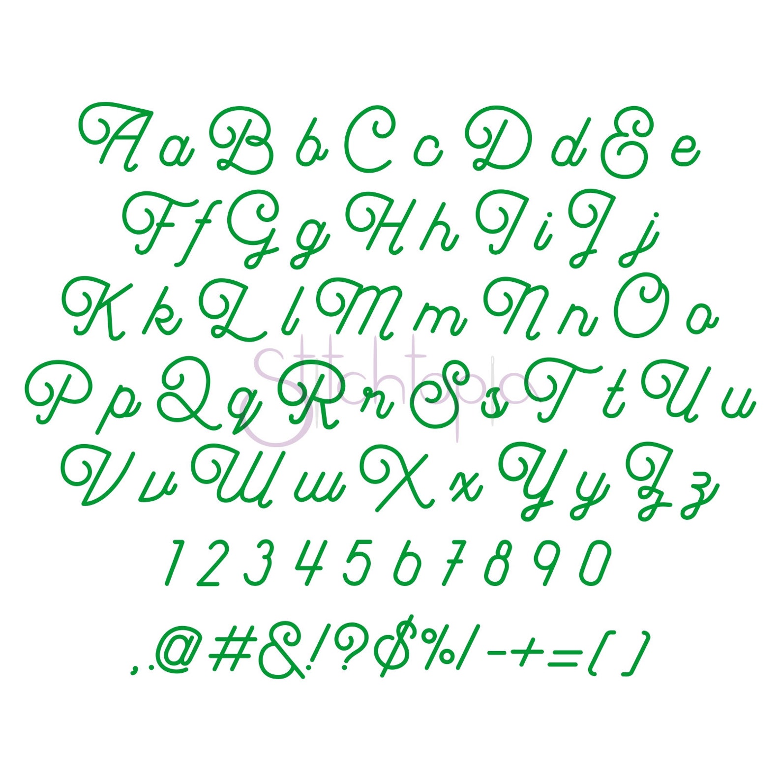 Script Embroidery Font Bundle 5 10 Embroidery Fonts - Etsy